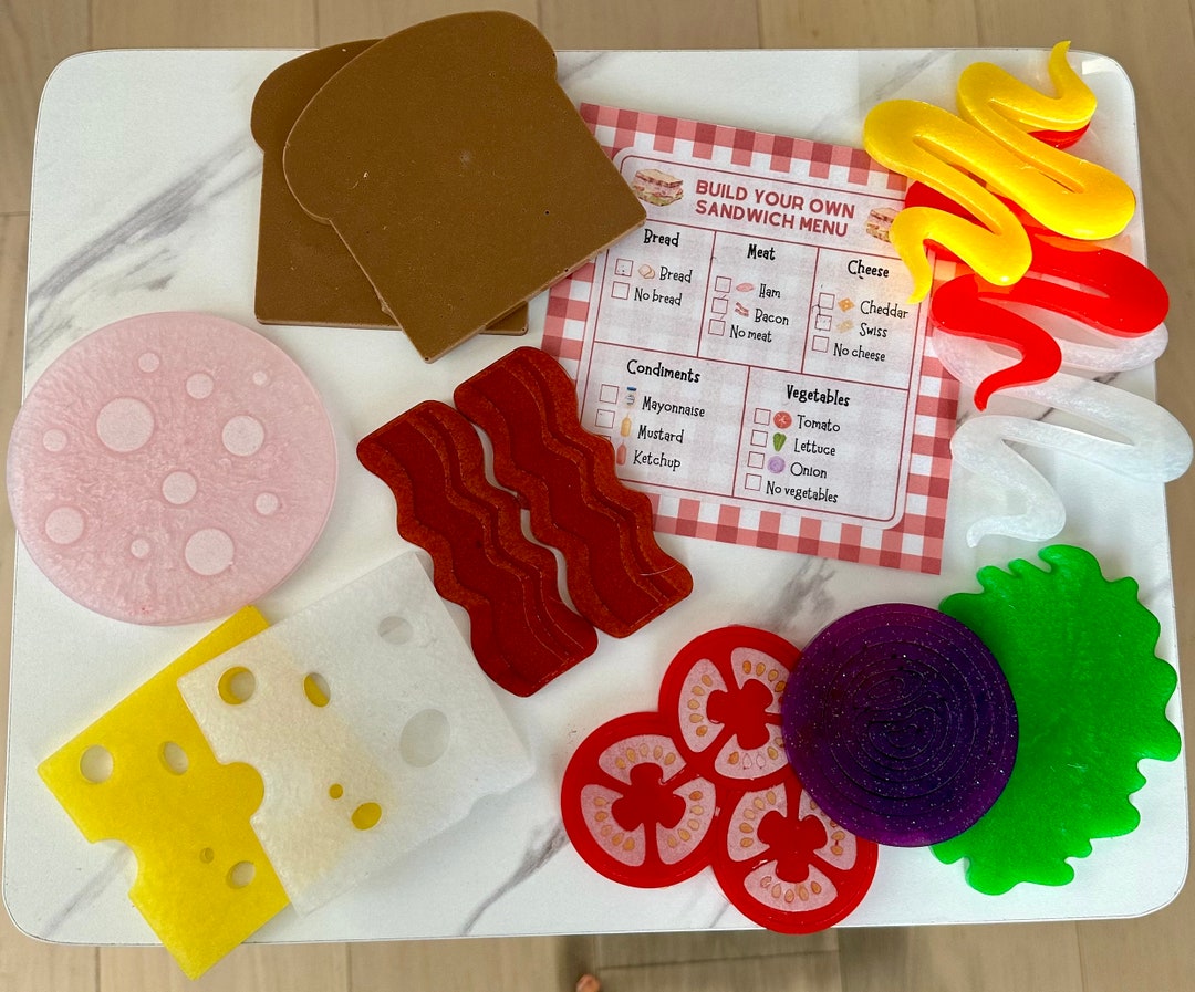 Sandwich Making Kit, Pretend Play, Food, Play Kitchen, Kids, Cafe ...