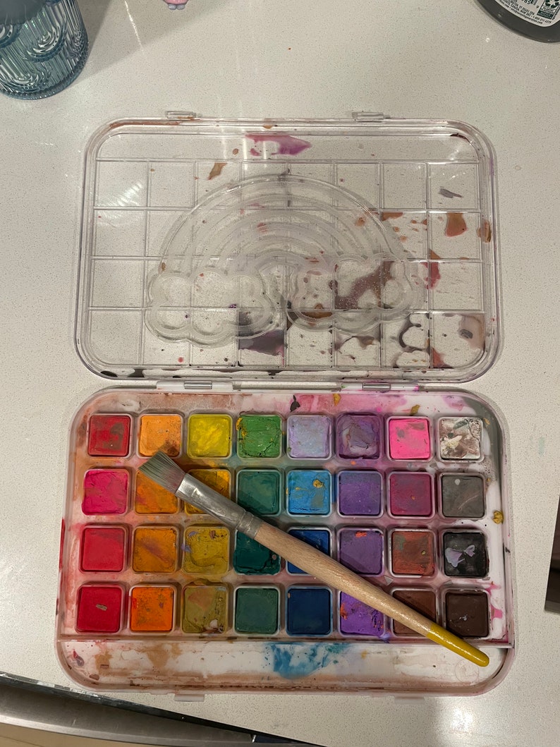 Paint Your Own Resin Rainbow, Spring, DIY, Kids, Toddlers, Homeschool ...