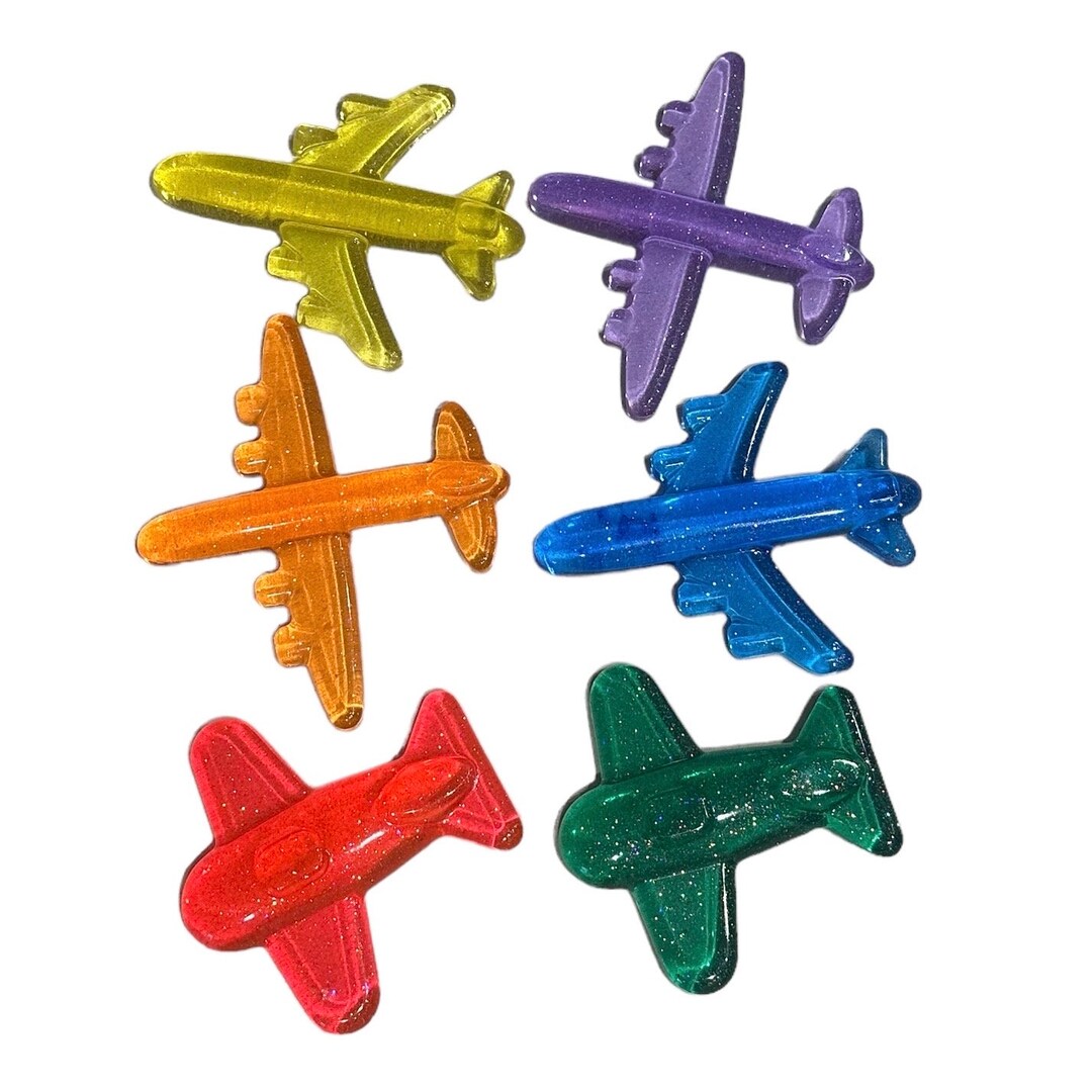 Rainbow Resin Airplanes, Counters, Math, Preschool, Toddlers, Color ...
