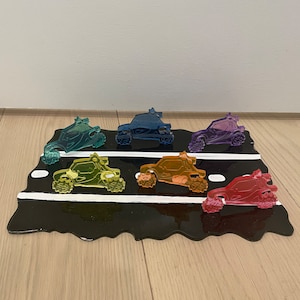 Monster Truck Resin Set, Cars, Road, Gift, Preschool, Kindergarten ...