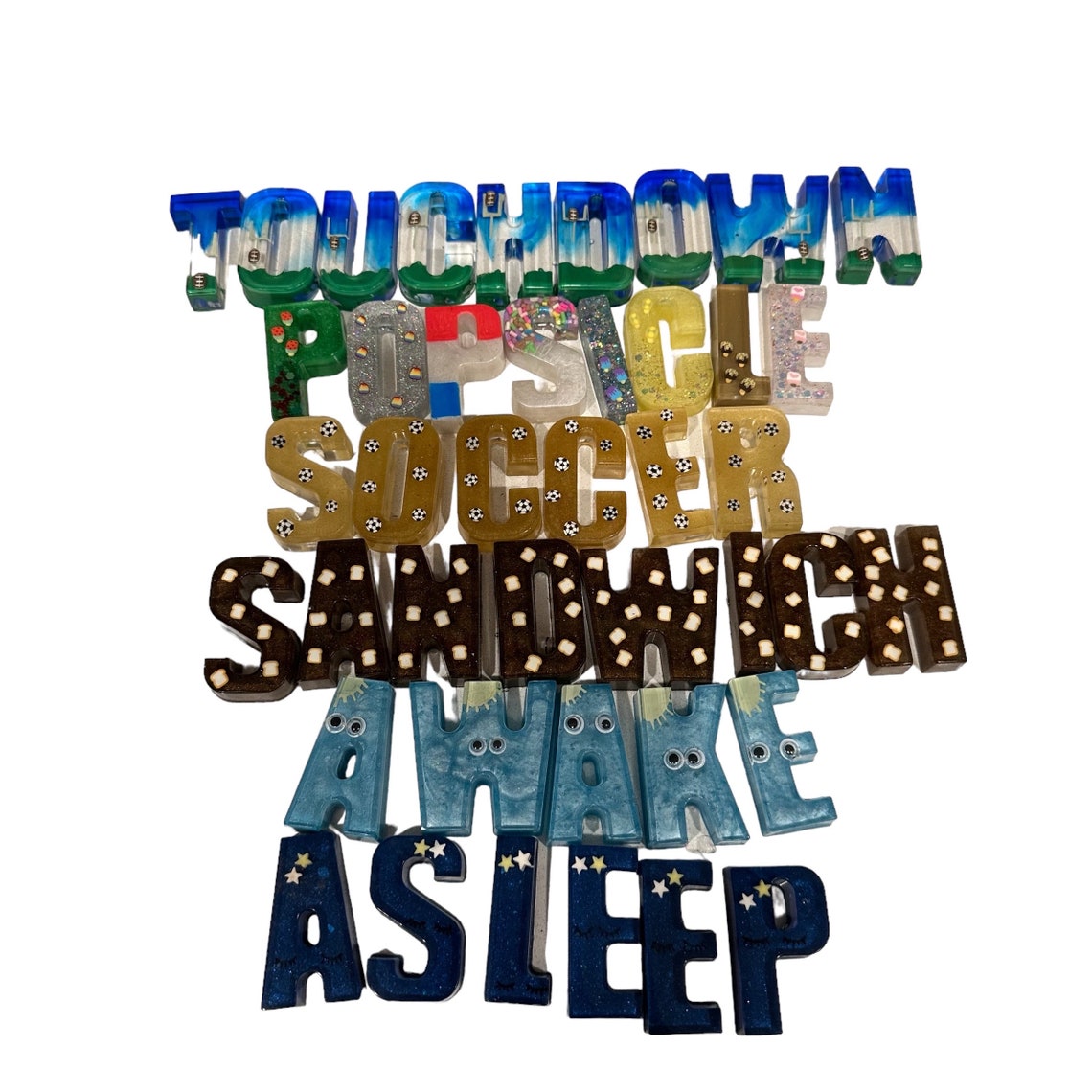 Make Your Own Words Resin, Custom, Spelling, Personalized, Homeschool ...