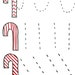 Candy Cane Prewriting Worksheet, Tracing, Christmas, Toddler, Writing ...