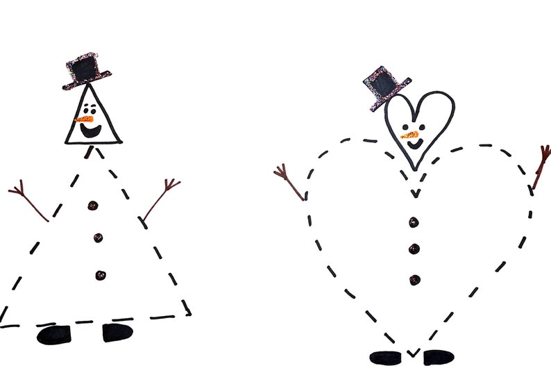 Snowman Pre-writing Worksheet, Tracing, Shapes, Toddler, Preschool - Etsy