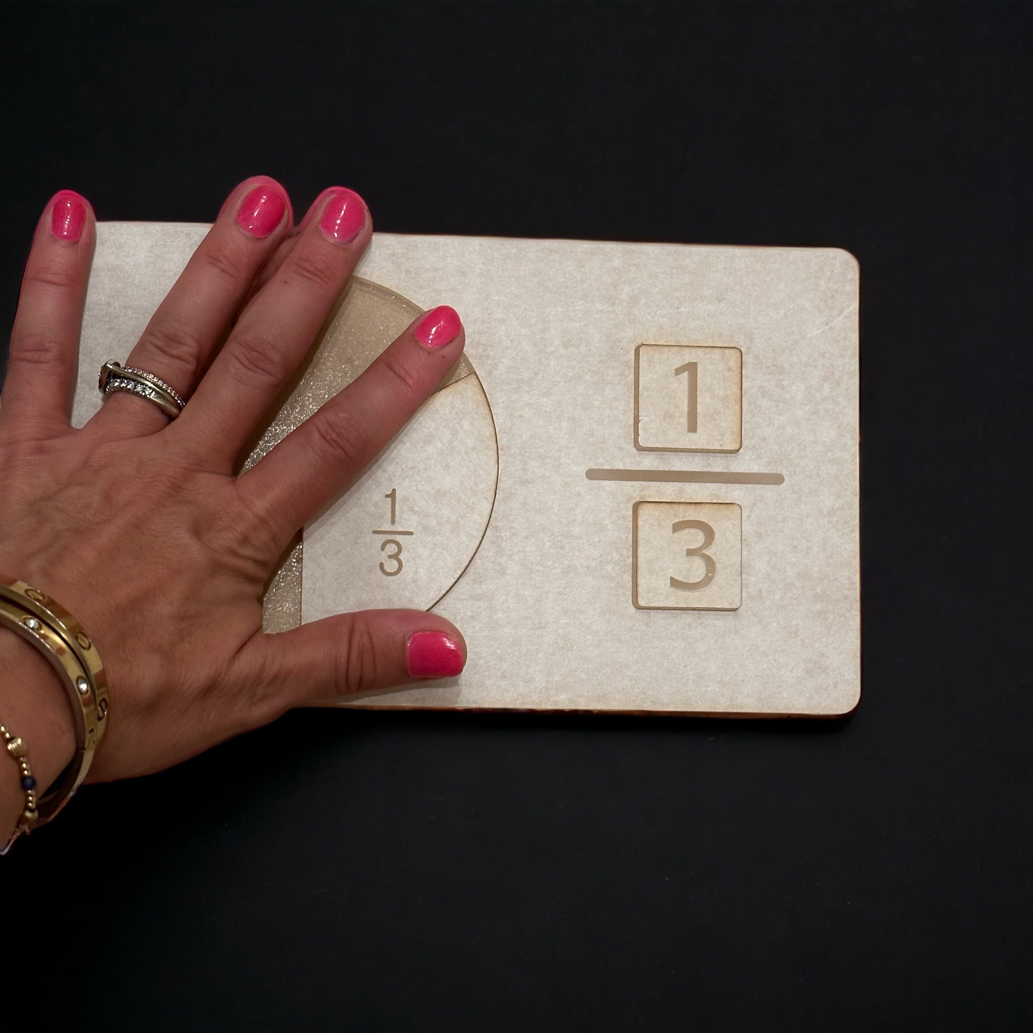 Resin Fraction Board, Math, Numbers, Elementary School, Montessori ...