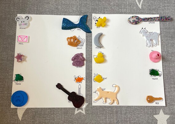 Resin Rhyming Grab Bag and Worksheet Rhymes Phonics - Etsy