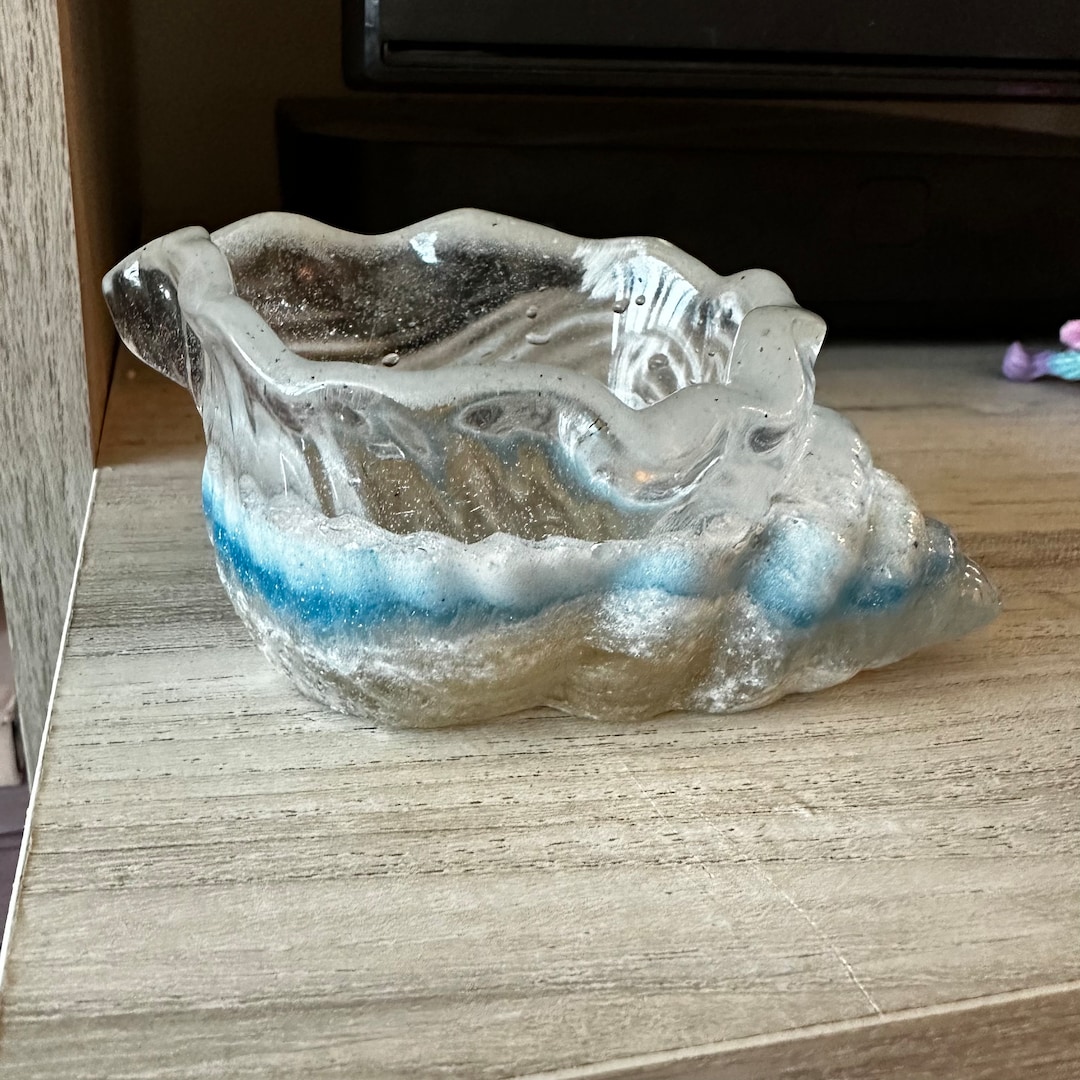 Beach Conch Shell Resin, Bowl, Pouring, Decorative, Summer - Etsy
