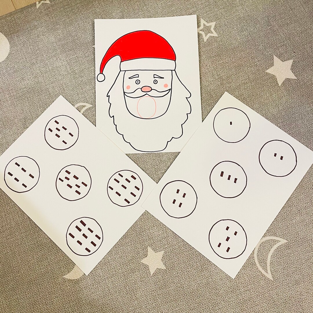 Santa Counting, Cookie Counting, Subitizing, Counting, Toddler ...