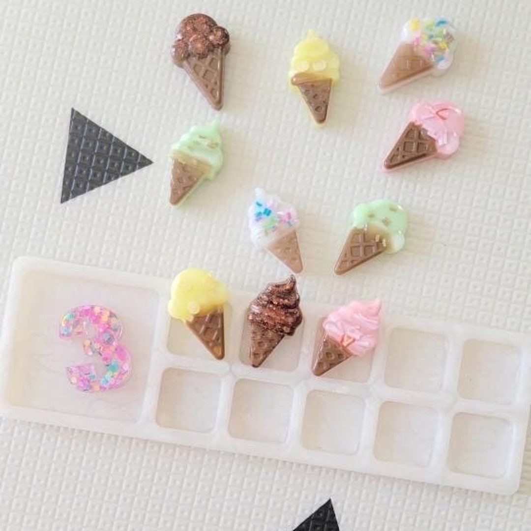 Ice Cream Confetti Ten 10 Frame, Numbers, Counting, Math Manipulative ...