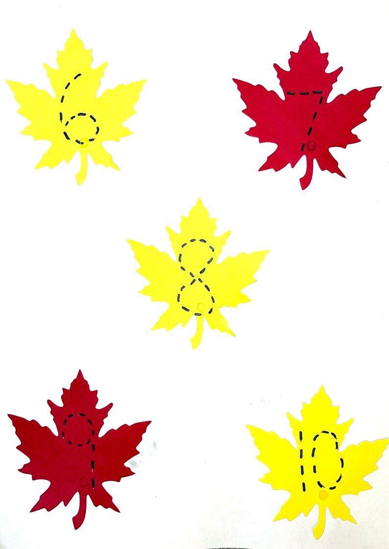 Fall Pre-writing Worksheet, Tracing Practice, Number Tracing, Toddler ...