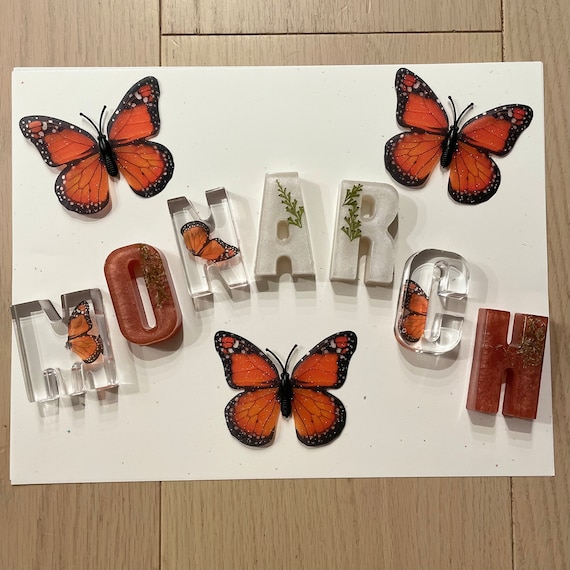 Monarch Butterfly Letters