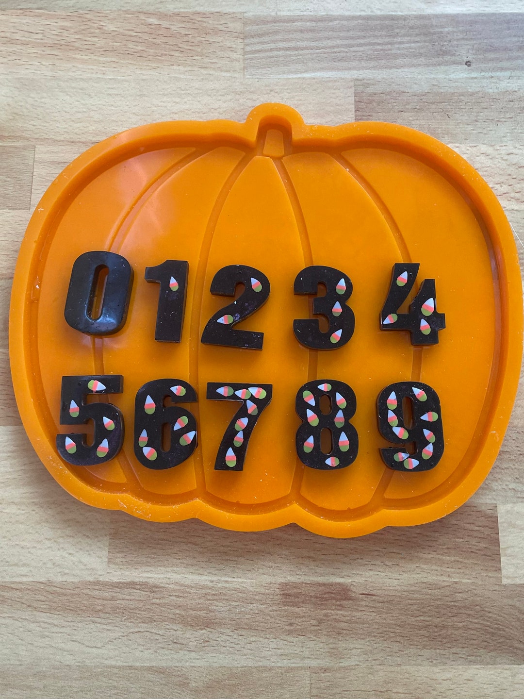 CANDY CORN COUNTERS, Resin Numbers, Halloween, Counting, Homeschool ...