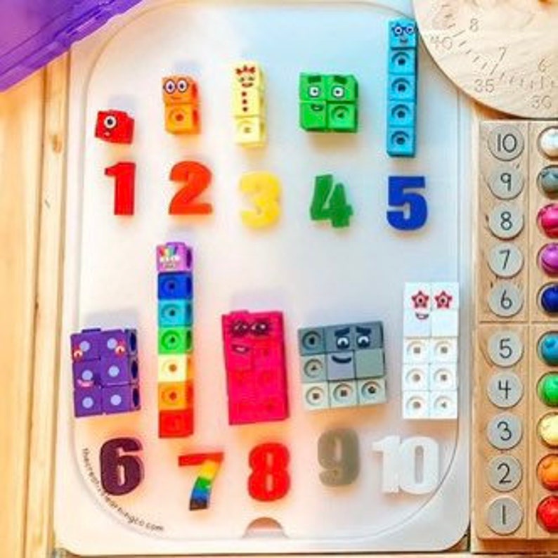 Numberblocks Rainbow Resin Numbers, Counting, Math Manipulative ...