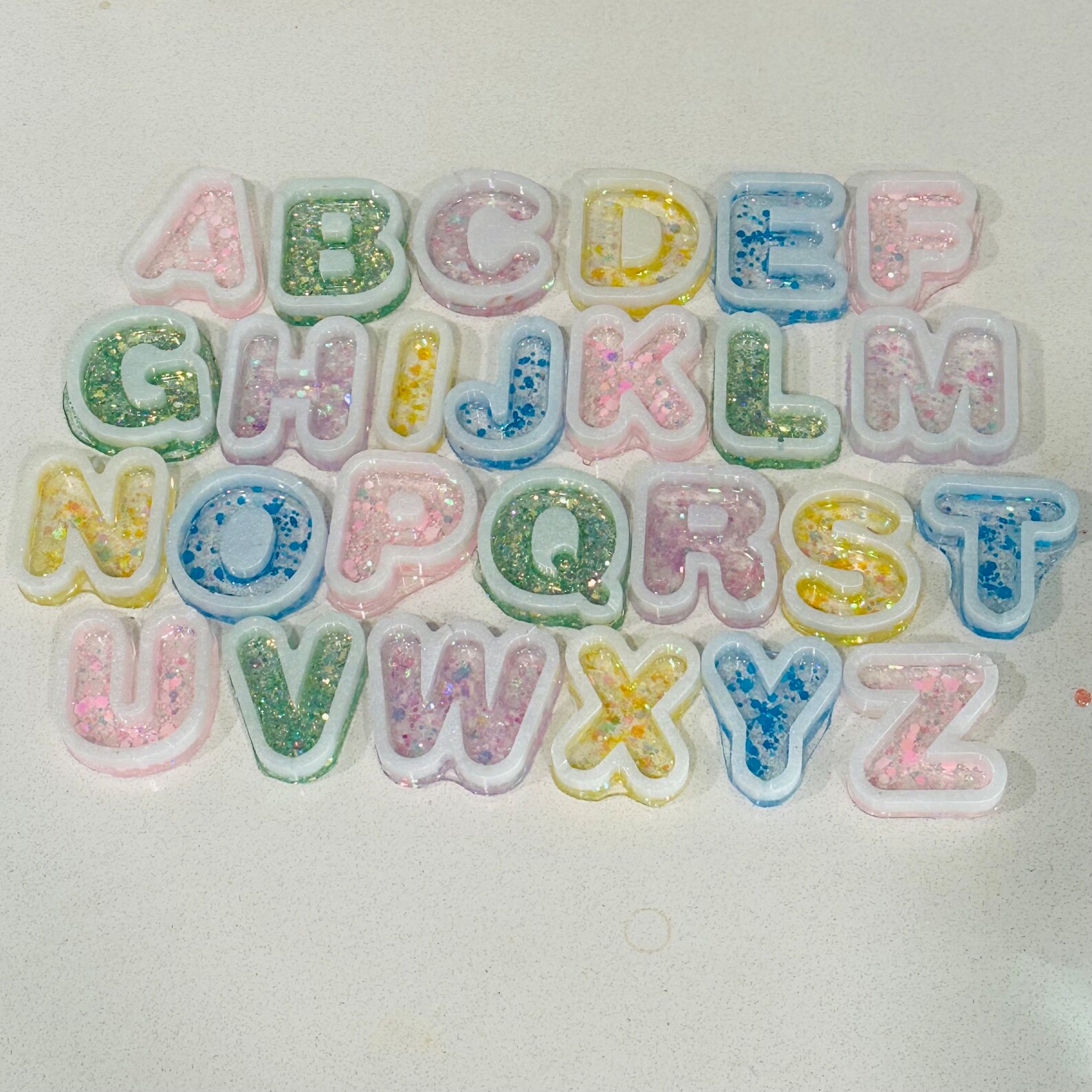 Bubble Letter Trays, Resin, Easter, Spring, Alphabet, School, Teachers ...