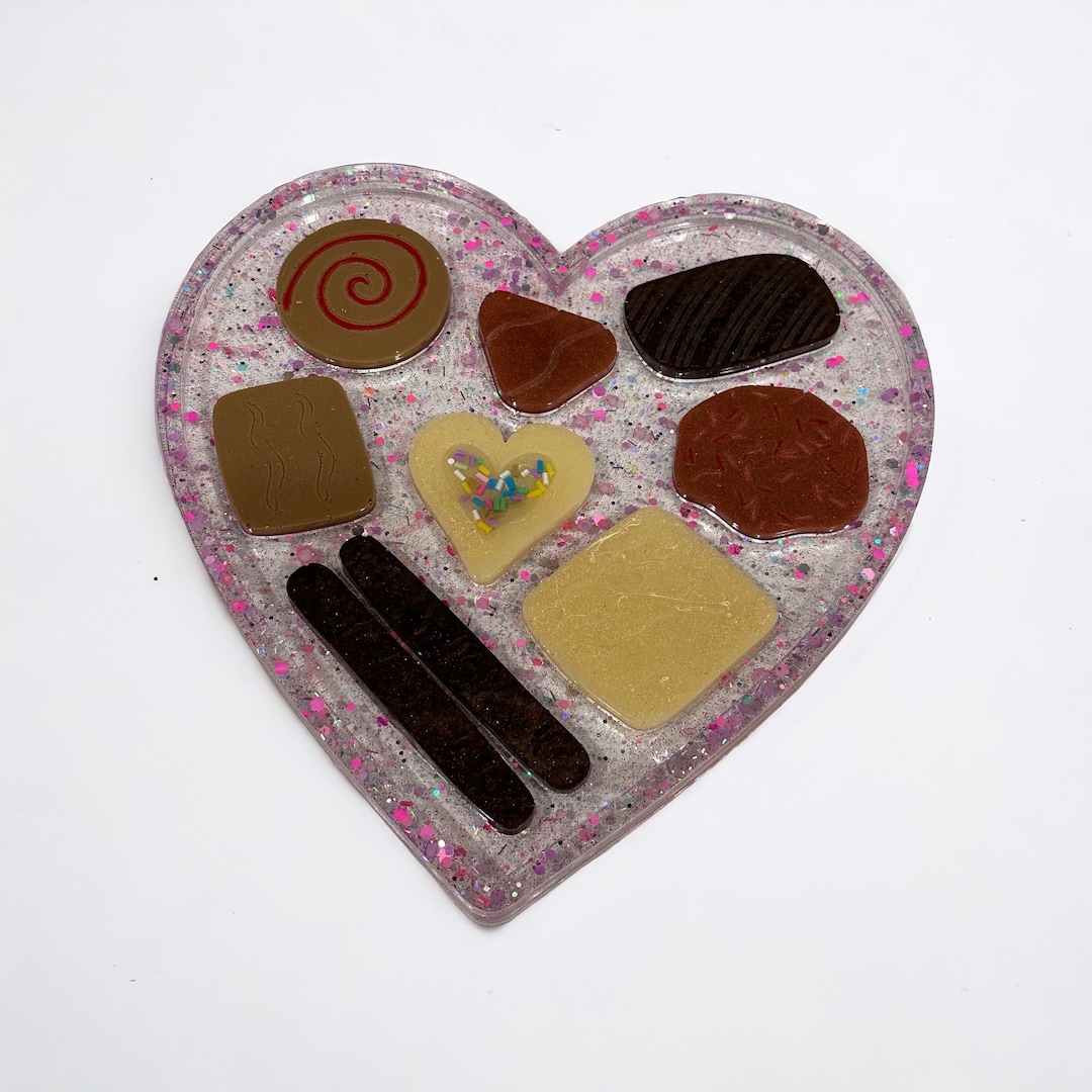 Box of Chocolate Resin Puzzle, Valentine's Day, Teacher, Logic Game ...