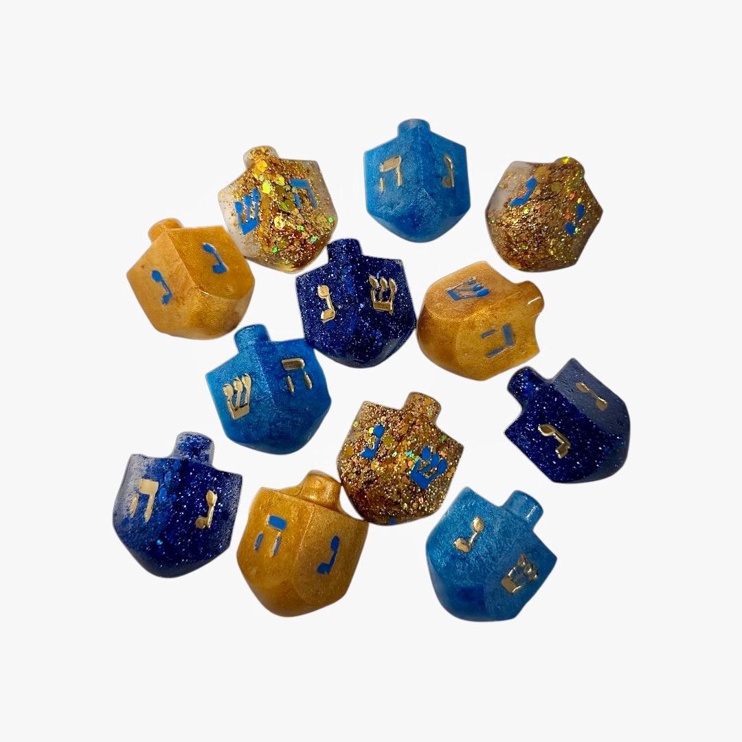 Dreidel Resin Set, Counters, Math, Teacher, School, Gifts, Chanukah ...