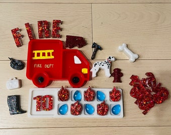 Fire Truck Letters - Etsy