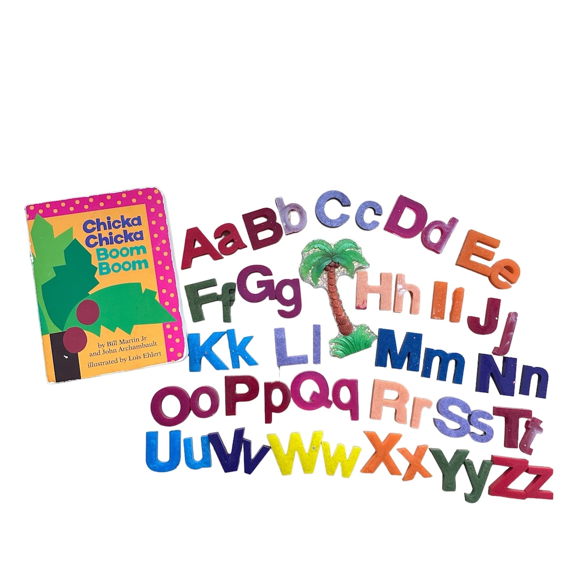 Chicka Chicka Boom Boom Resin Book Play, Library, Preschool, Elementary ...