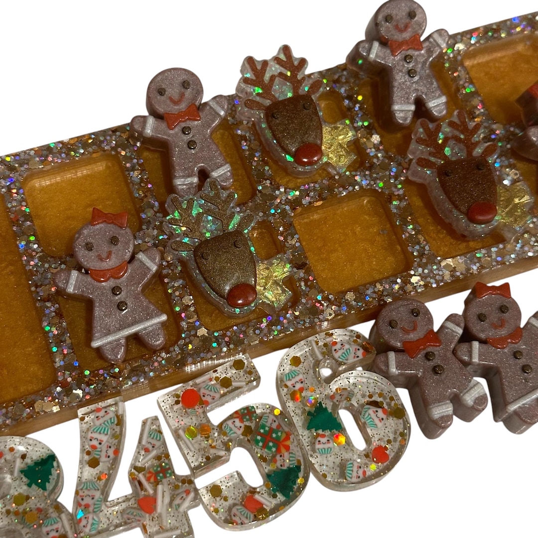 Gingerbread Reindeer Resin Ten Frame, Christmas, Counting, Math ...