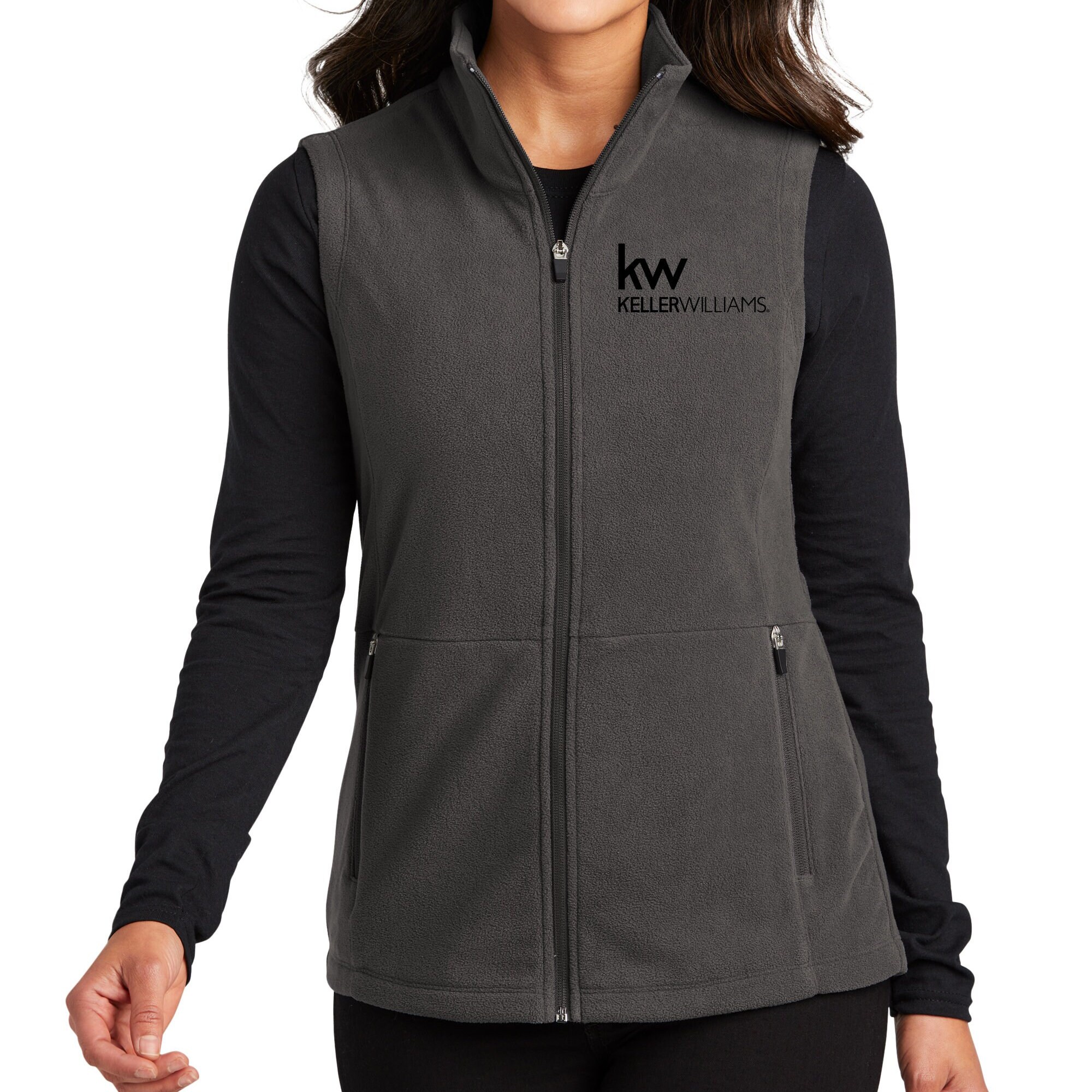 KW Keller Williams Ladies' Microfleece Vest KW Vest, Realtor Vest ...