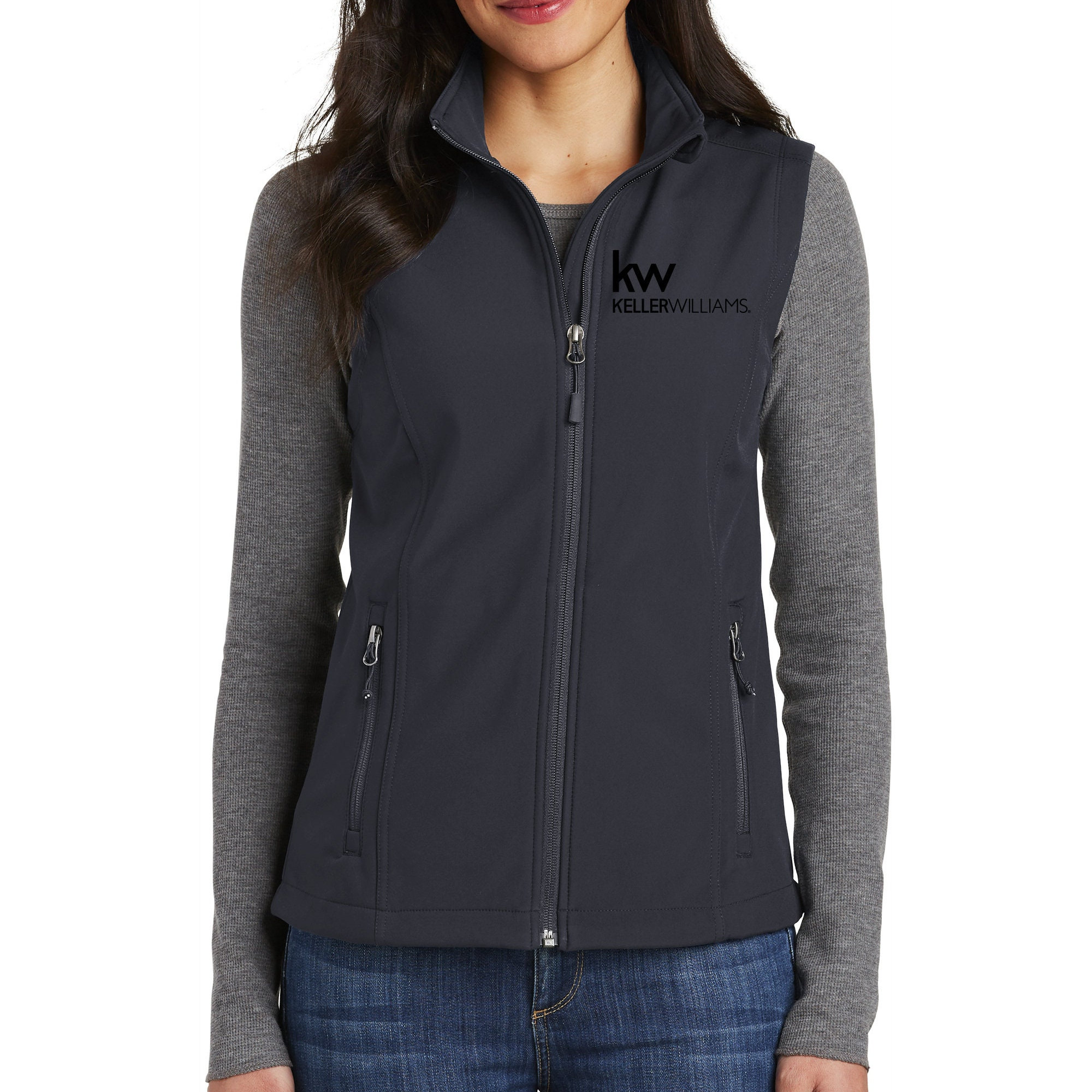 KW Keller Williams Ladies' Soft Shell Vest; Kw Vest, Realtor Vest, Soft ...