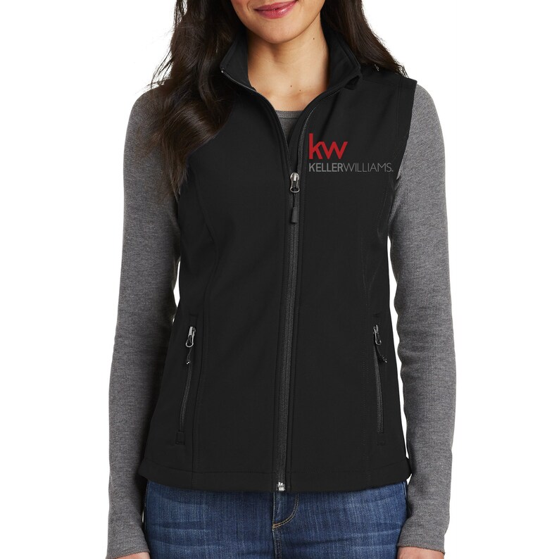 KW Keller Williams Ladies' Soft Shell Vest; Kw Vest, Realtor Vest, Soft ...