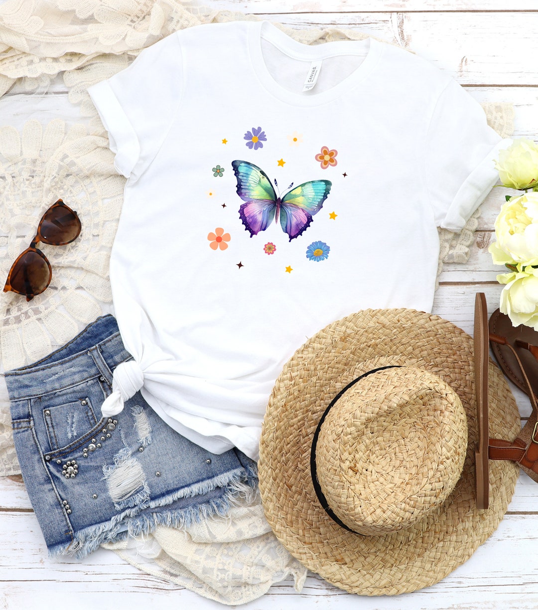 Nature Lover Shirt, Cottage Core, Garden Shirt, Floral Summer Shirt ...