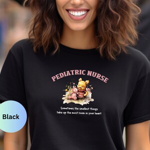 Pediatric Nurse Shirt, Peds Nursing, Winnie the Pooh Pediatrics RN PEDS ...