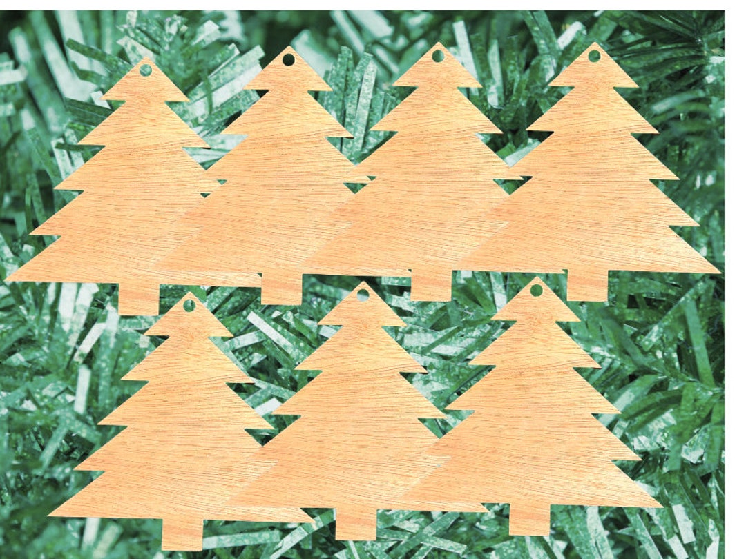 Wood Ornament Blanks, DIY Ornament Craft, Laser Engrave Ready ...