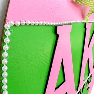 AKA Inspired Door Hanger, Wood Round - Etsy