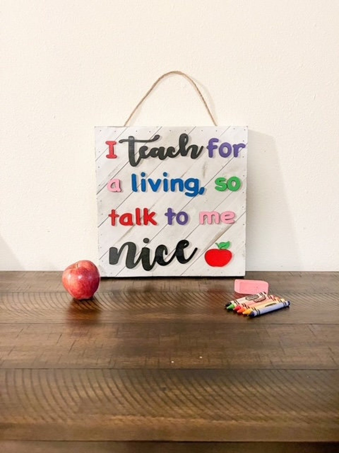 Teacher Sign, Classroom Decoration, Teacher Gift, Shiplap Sign - Etsy