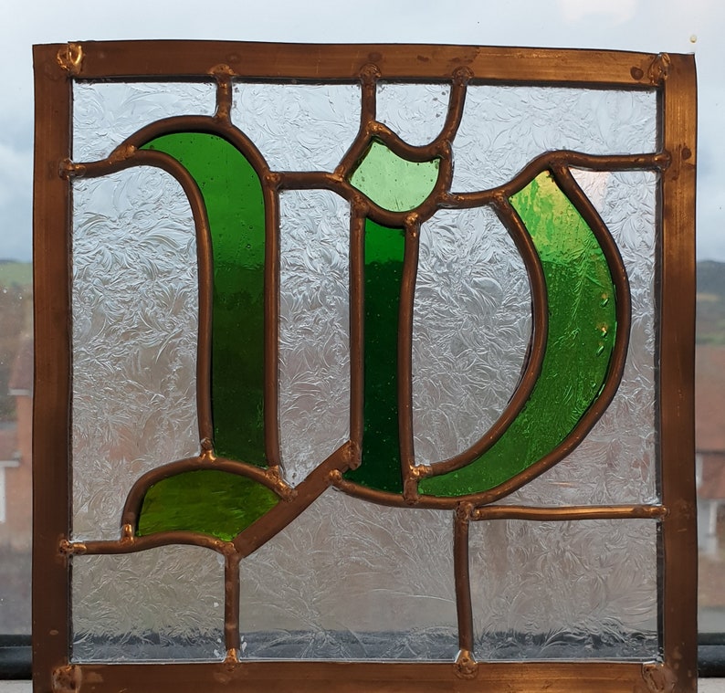 Stained Glass Letter Made to Order | Etsy