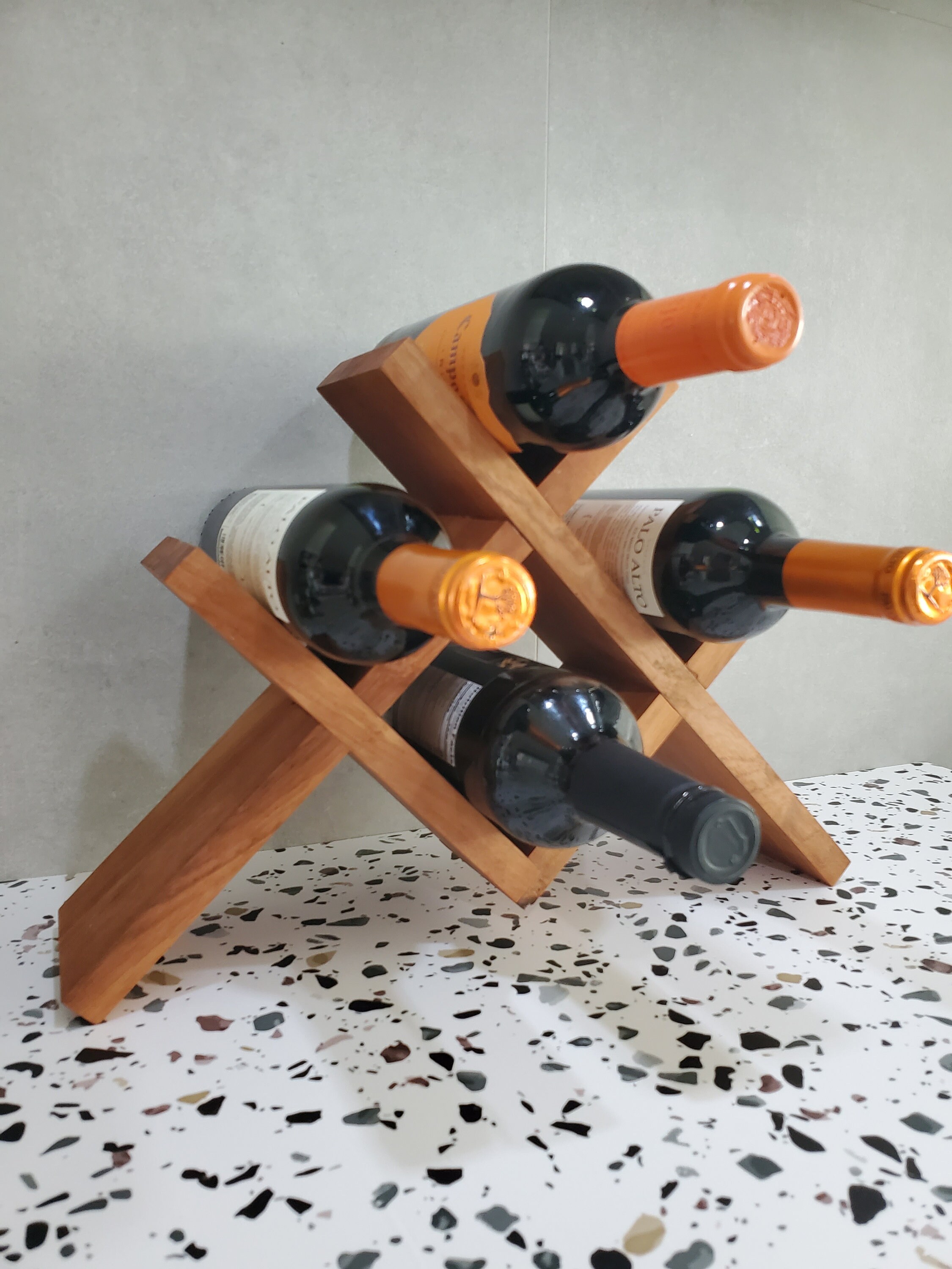 Stylish Aromatic Cedar Wine Rack - Etsy