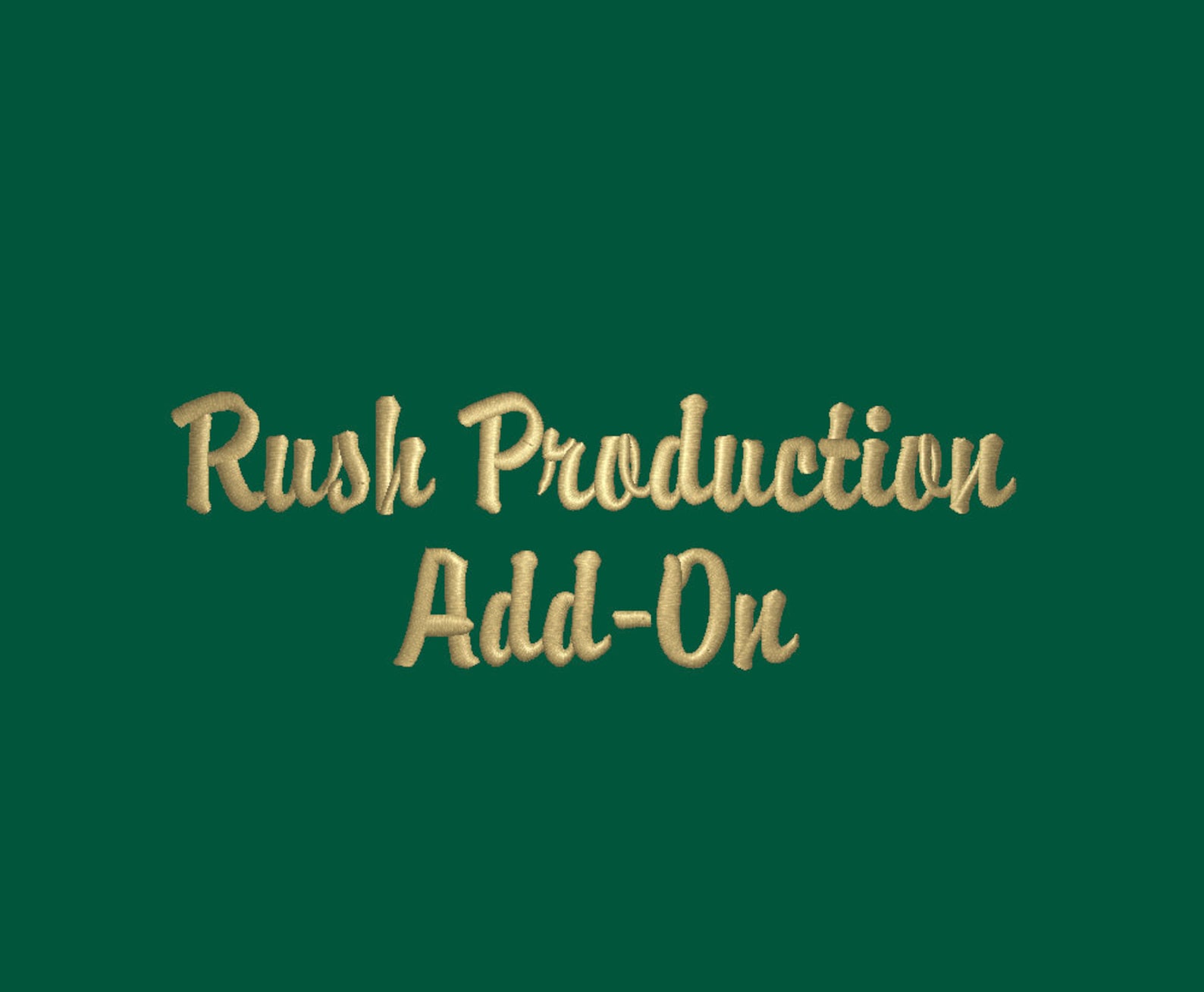 Customembshirts Rush Production Add-on for Small Order - Etsy