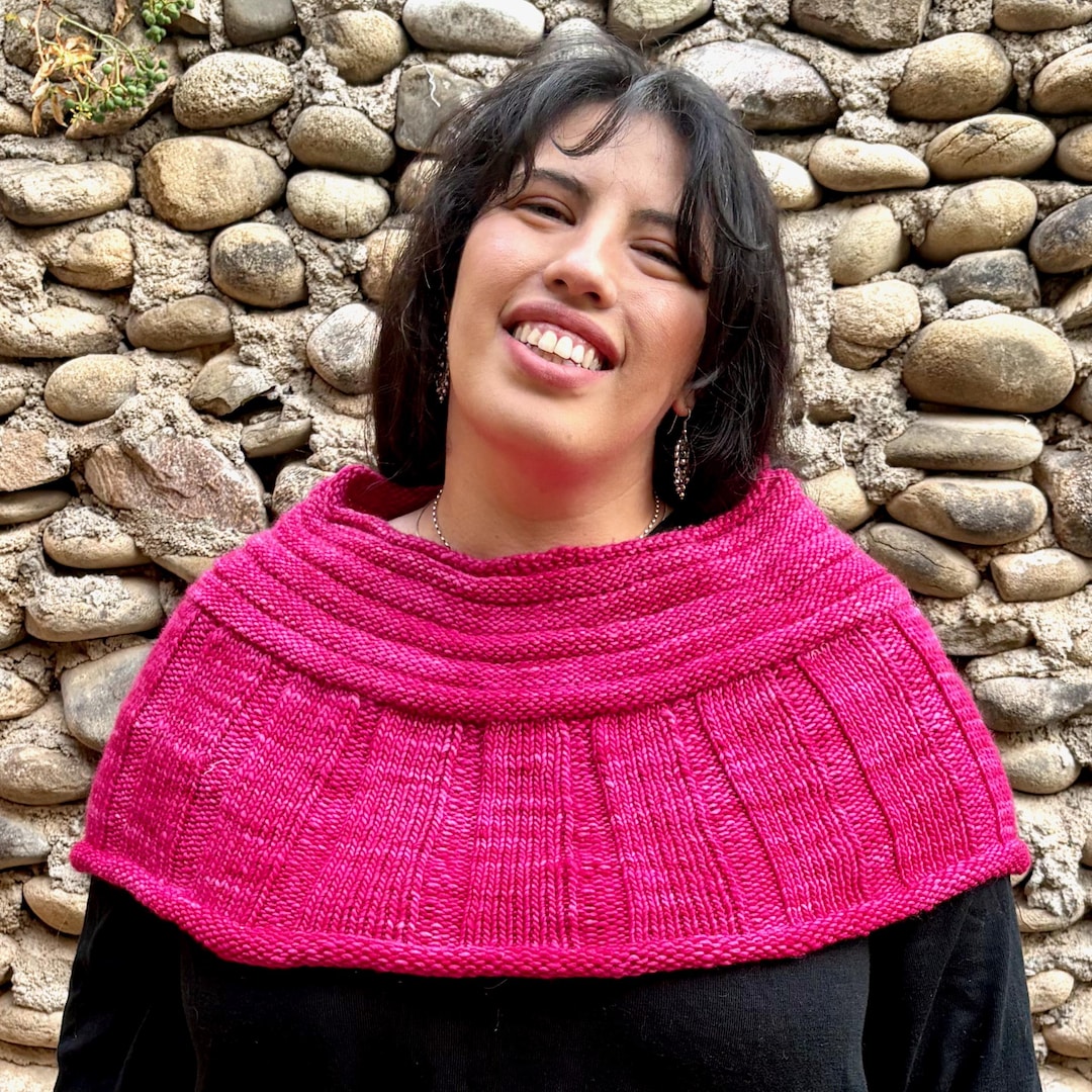 Knitting Pattern Taos Hug Shawl - Etsy