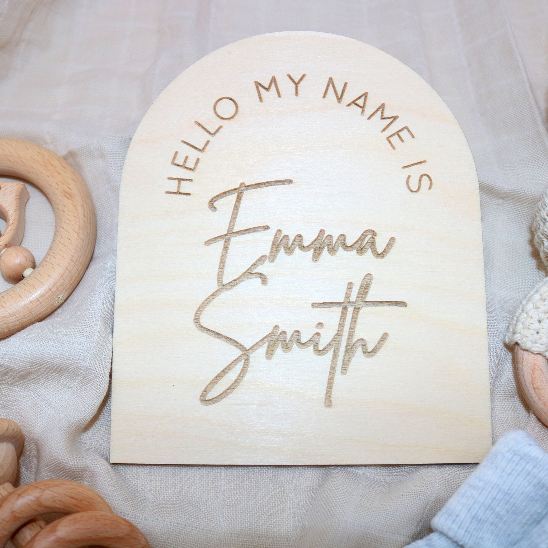 Hello World Baby Announcement Sign Hello World Plaque - Etsy Australia