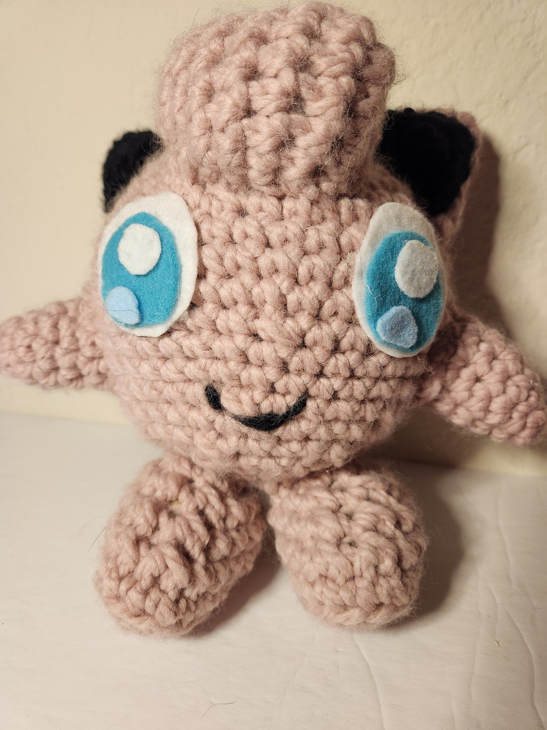 Jigglypuff Crochet Plush Balloon Pocket Monster Stuffed - Etsy