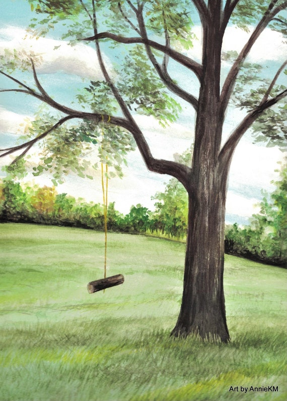 Tree Swing Painting