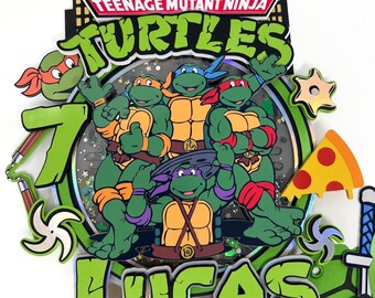 Teenage Ninja Turtles Cake Topper - Etsy