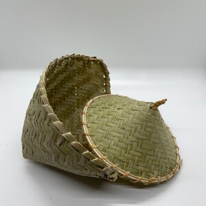 Lao/thai Mini Bamboo Rice Baskets. Perfect for Serving Single Servings ...