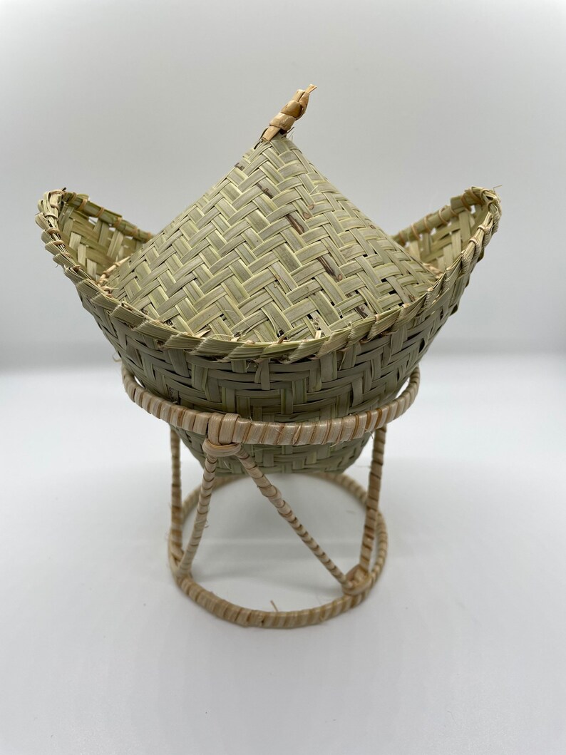Lao/thai Mini Bamboo Rice Baskets. Perfect for Serving Single Servings ...