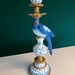 Blue Bird Candle Holder Handmade Table Candle Stick Candles Home Decor Gift for Bird Lovers ...