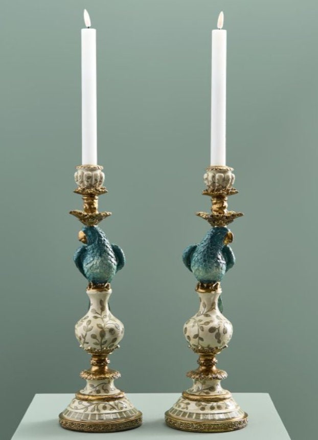 Set of Bird Candle Holder Handmade Table Candle Stick Candles Home ...