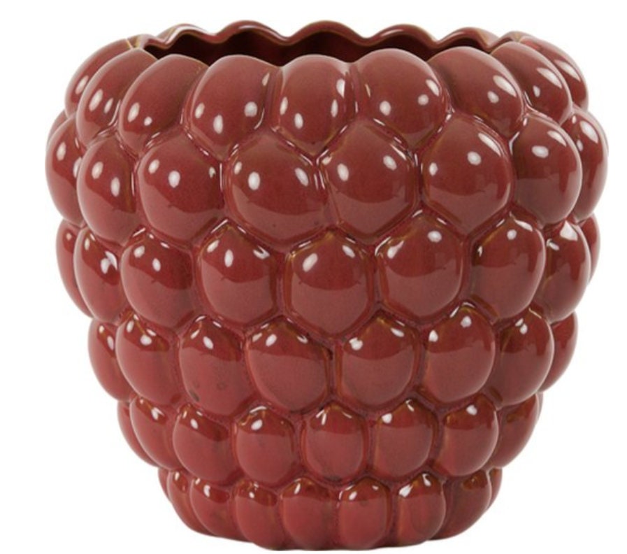 Retro Raspberry Vase Collectible Fruit Art Ceramic Vase - Etsy