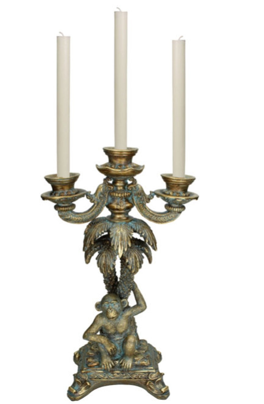 Monkey Candle Holder Handmade Table Candle Stick Candles Home Decor ...