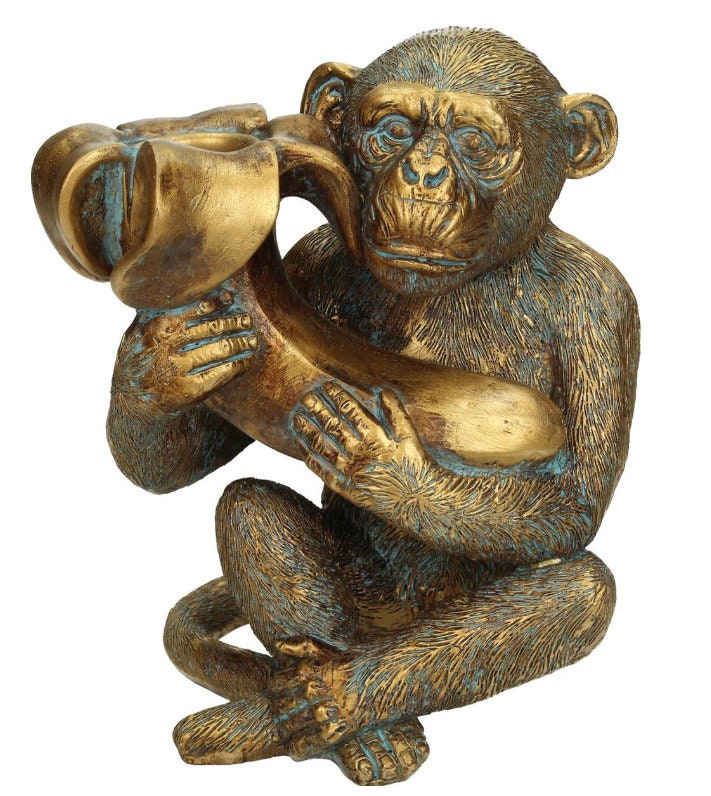 Monkey Candle Holder Handmade Table Candle Stick Candles Home Decor ...