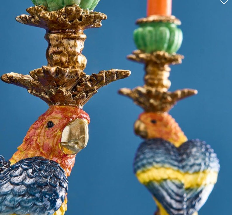 Set of Bird Candle Holder Handmade Table Candle Stick Candles Home ...