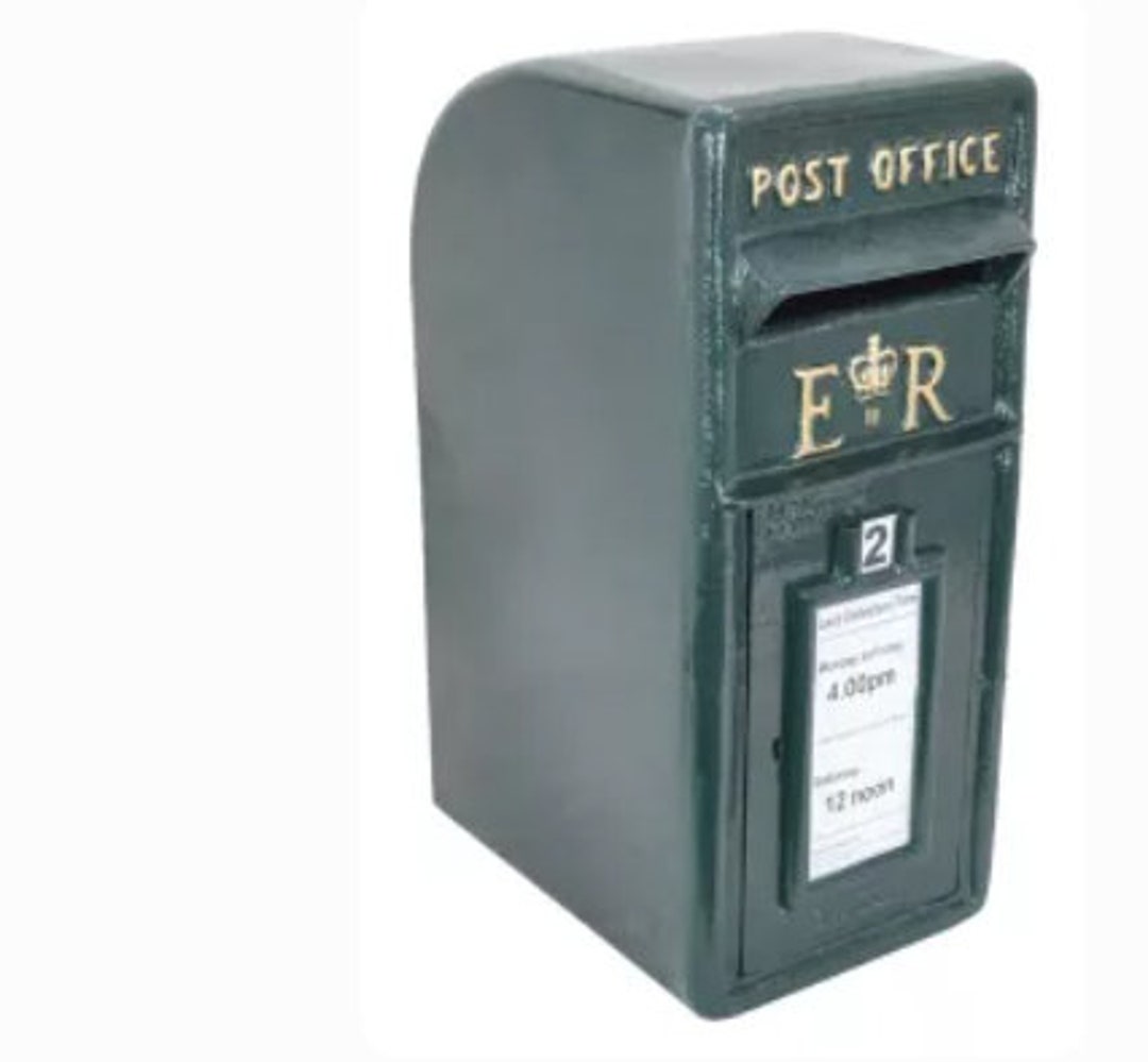 Vintage Cast Iron Mailbox Decor Handmade Cast Iron Box Unique Holder ...