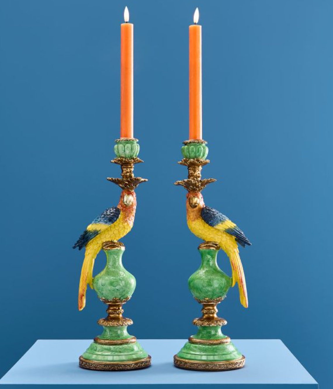 Set of Bird Candle Holder Handmade Table Candle Stick Candles Home ...