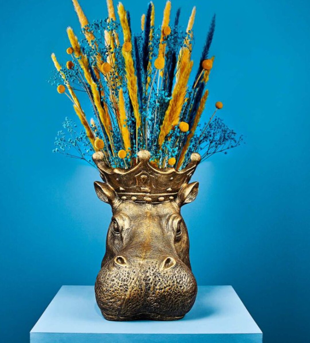Design Hippo Vase Collectible Interior Art Hippo Vase Unique Jar Design ...