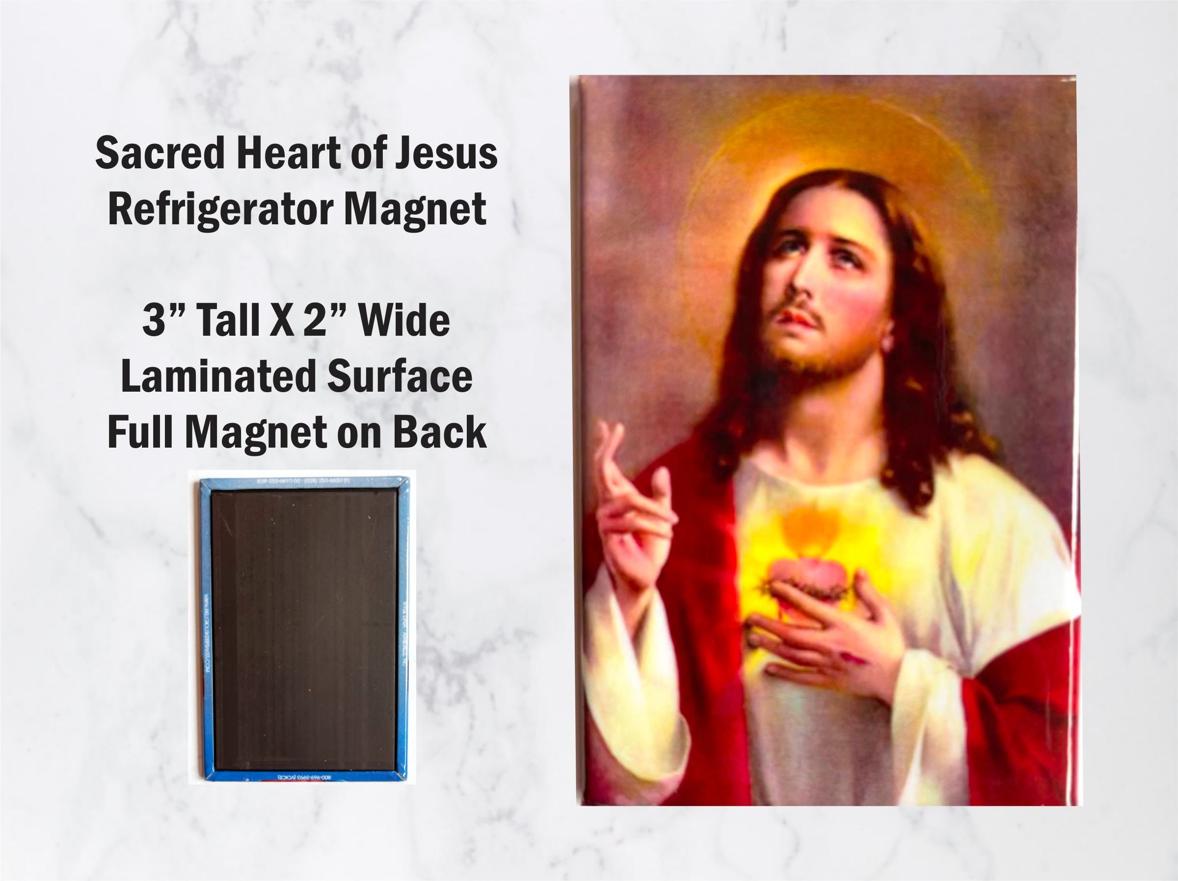 Jesus, Mary & Joseph Magnet Fridge Magnet Religious Magnets Catholic ...